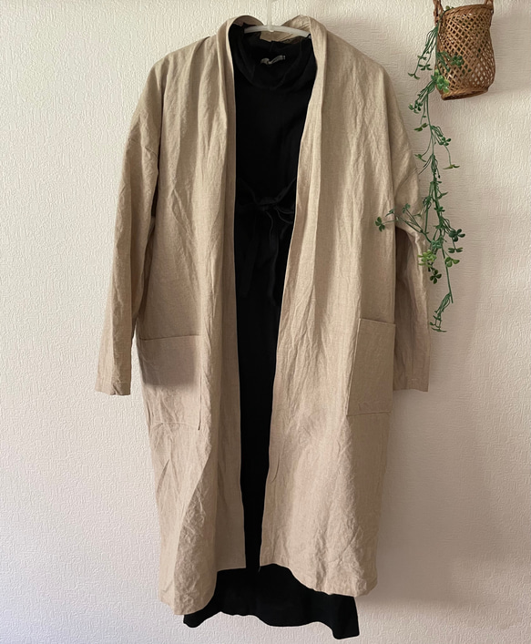 サラリと羽織れるガウンコート コート siyun 通販 14730356｜Creema(クリーマ)