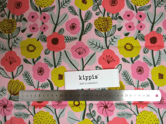 Kippis オックスプリント 110cm巾x50cmカット（ ピンク KPOK-41A） 生地 kijikatte 通販 14736824｜Creema(クリーマ)