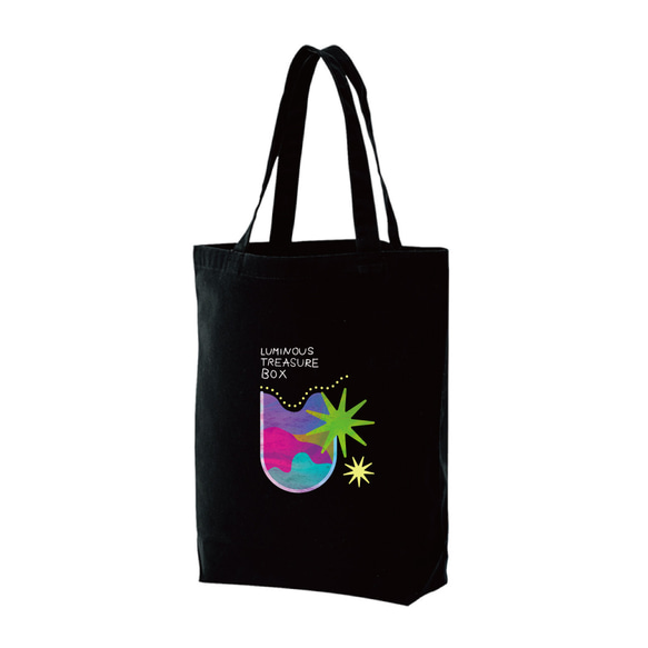 【Luminous Treasure Box】LUMINOUS TREASURE BOX｜ワイドボトムショルダーキャンバスバッグ トートバッグ ...