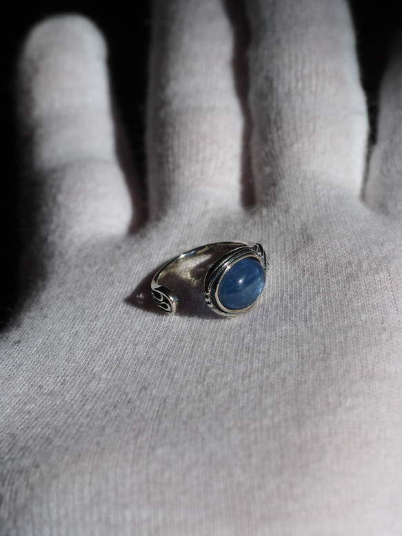 再販 カイヤナイト10 S925ピンキー＆ファランジリング 指輪・リング ケロリン堂 通販 14749060｜Creema(クリーマ)