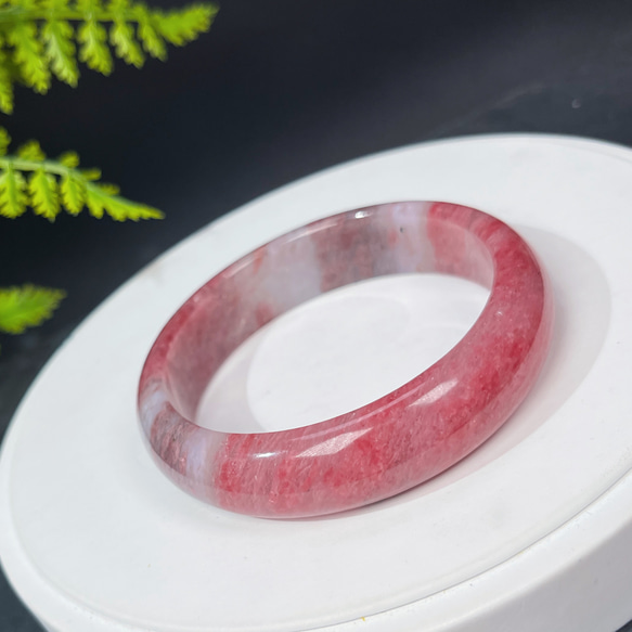 Natural Rhodonite Bangle 60MM バングル・リストバンド Setoma Studio 通販｜Creema(クリーマ ...