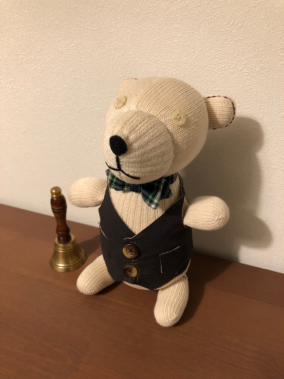 KINARI KUMA ‘THEO’ ぬいぐるみ KUMA+oUSAGI 通販 14755738｜Creema(クリーマ)