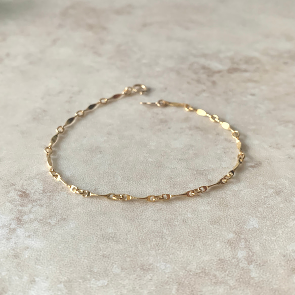 14kgfマーキスバーチェーンブレスレット ブレスレット KIOKU 通販 14779529｜Creema(クリーマ)