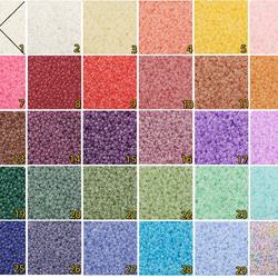 No6.約1350個/10g ♡丸小 ラウンドガラスビーズ ☆透き ライン パール感 ビーズ TORAKOYA♡04/22以降発送 通販 ...