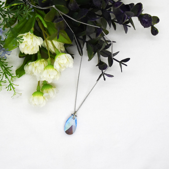 クロスとサファイアシマースワロフスキーネックレスR NC-HT0001-SWA-R ネックレス・ペンダント Karen 通販｜Creema(クリーマ) 14784454