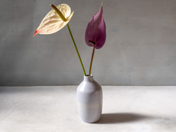 藤色のフラワーベース 一輪挿し・花瓶・花器 BOOKMARK 通販｜Creema(クリーマ)