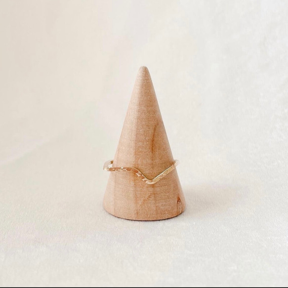 14kgf Flat wave Ring フラットウェーブリング 指輪・リング halolulu＊ 通販 14793073｜Creema(クリーマ)