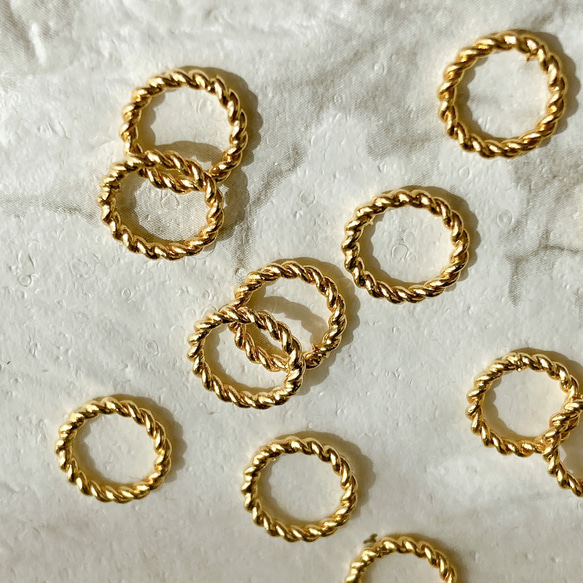 高品質 新入荷 14kgf クローズツイストマルカン 8mm 10個 素材 金属アレルギー対応 14KGF 金具・チェーン mako.14kgf素材販売店 通販 14795407｜Creema ...