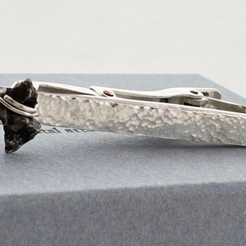 ◇隕石 (メテオライト)SVネクタイピン◇Meteorite Silver ◇隕石 (メテオライト)SVネクタイピン◇Meteorite Silver