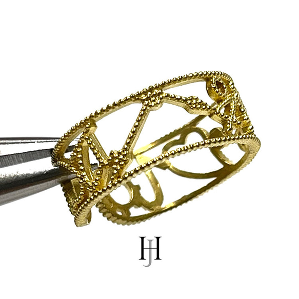 【50個】デザインモチーフ入りバンドリング、指輪【jr69】 金具・チェーン JHOUSE 通販 14831741｜Creema(クリーマ)