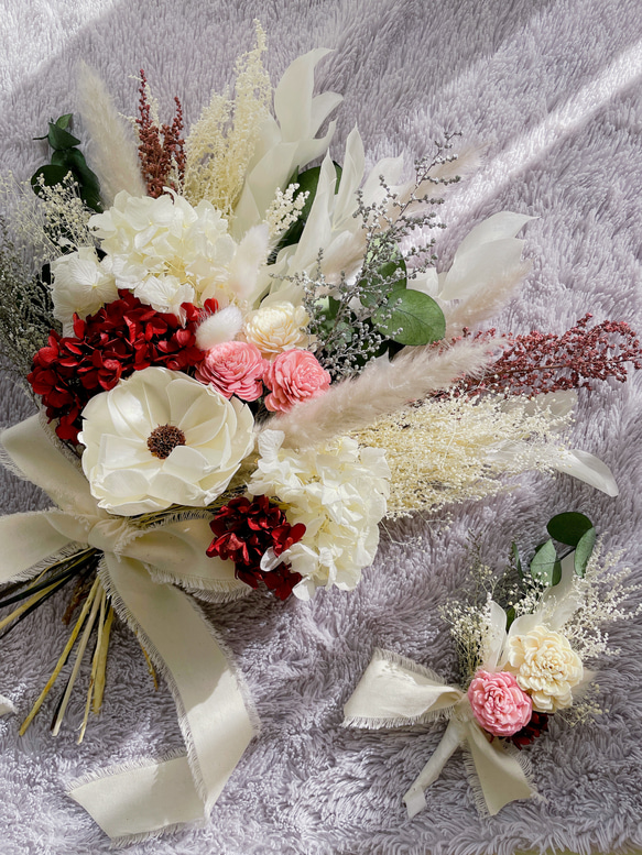 ウェディングブーケ プリザーブドフラワー 花束 その他オーダーメイド Ulu anela⸜🌷︎⸝‍ 通販 14844306｜Creema(クリーマ)