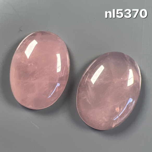 ローズクォーツ 25ミリルース 2個セット nl5370 天然石 pinky 通販 14845891｜Creema(クリーマ)