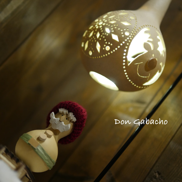 ひょうたんランプ★クリスマスボール スタンドライト・テーブルランプ Don Gabacho 通販｜Creema(クリーマ)