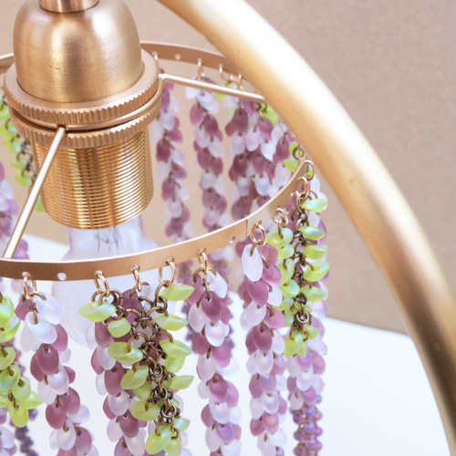 藤の花のランプ スタンドライト・テーブルランプ Heart Bouquet 藤の花のランプ スタンドライト・テーブルランプ Heart Bouquet