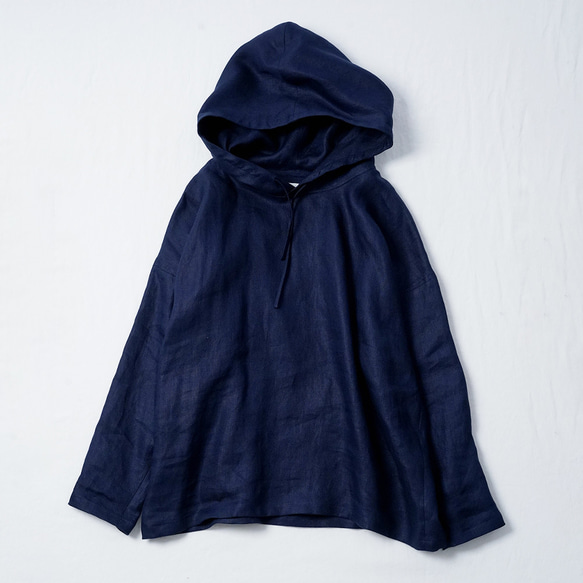 【リネンパーカー】本物のリネンを愛する人へ wafuプレミアムリネン /ラピスラズリ t047j-lpl3 ブラウス soco 通販 14895618｜Creema(クリーマ)