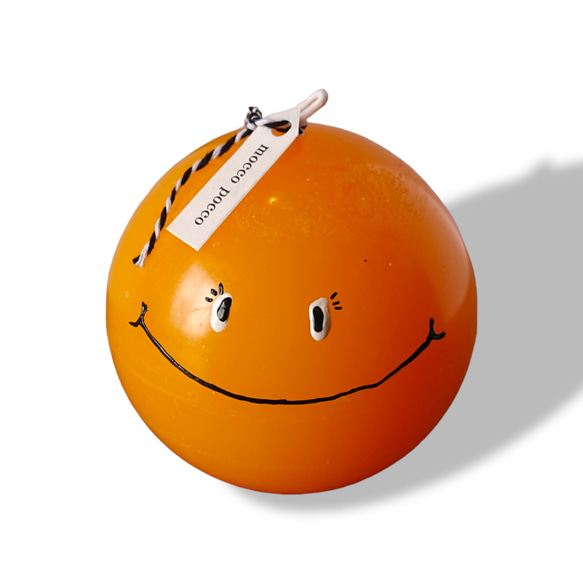 特大スマイルキャンドル e808 キャンドル・キャンドルホルダー moccopocco 通販 14903655｜Creema(クリーマ)