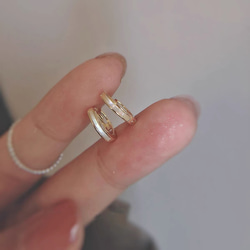 Sv925純銀製 白蝶貝 K18仕上げ フープピアス silver925 高品質 ニッケルフリー ピアス（フープ） cissylady_LINEクーポン 通販｜Creema(クリーマ ...