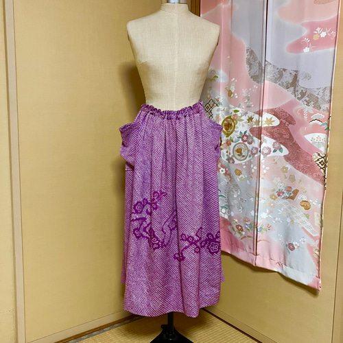 着物リメイク 総絞りの羽織から セットアップ 着物リメイク 着物リメイク 総絞りの羽織から セットアップ 着物リメイク