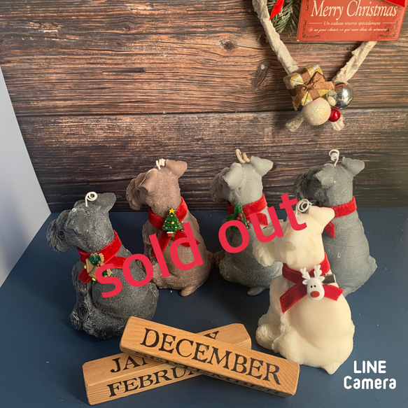 シュナキャンドル クリスマス キャンドル・キャンドルホルダー candle baruru 通販｜Creema(クリーマ)