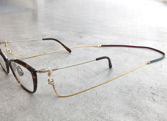 【ギフトとしてもおすすめ】メガネ＆マスクチェーン ネックレス / Aa-013 メガネ Aa 通販 14973672｜Creema(クリーマ)
