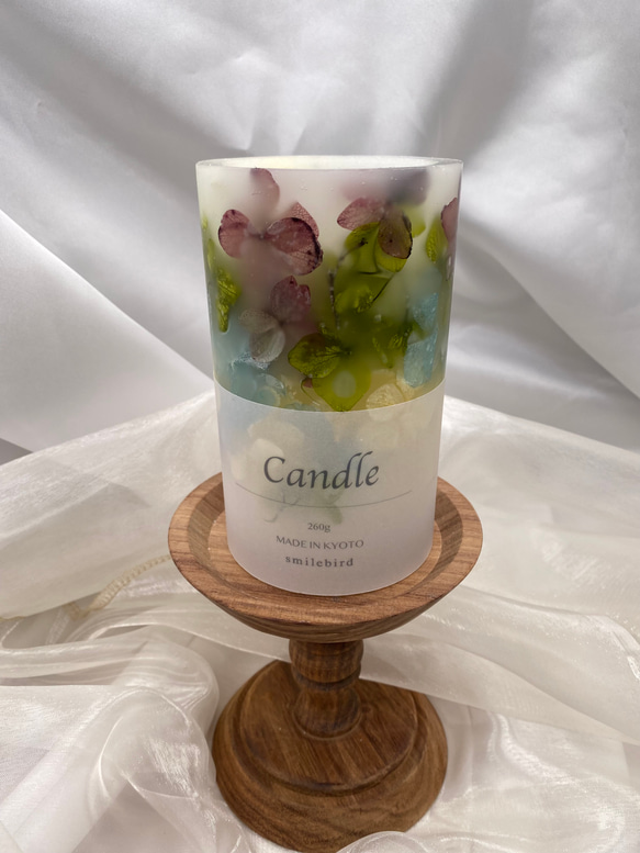 Botanical Candle サークルL 完成品 キャンドル・キャンドルホルダー smilebird 通販 14979085｜Creema(クリーマ)