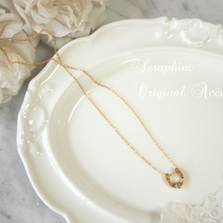 14kgf ジルコニア ホースシューネックレス ネックレス・ペンダント seraphim 通販｜Creema(クリーマ) 14989621