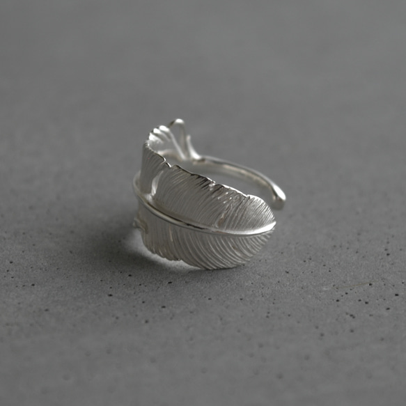 [FEATHER] Ring Pinky (SILVER925) 指輪・リング アライメタルワークス 通販 14990879｜Creema(クリーマ)