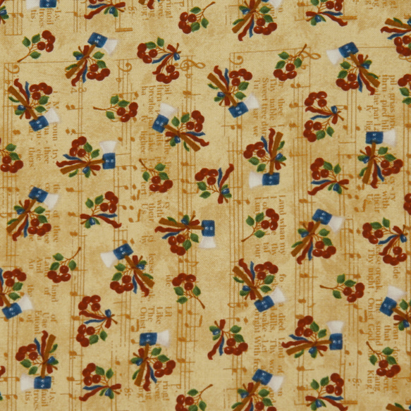 USAコットン moda 76 Trombones X160 生地 アンの家 通販｜Creema(クリーマ) 14991694