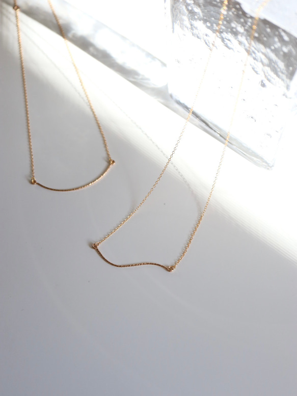 14kgf 〔特集掲載〕ネックレス 華奢 綺麗目 ニュアンス オフィス ネックレス・ペンダント simpRay 通販 14997482｜Creema(クリーマ)