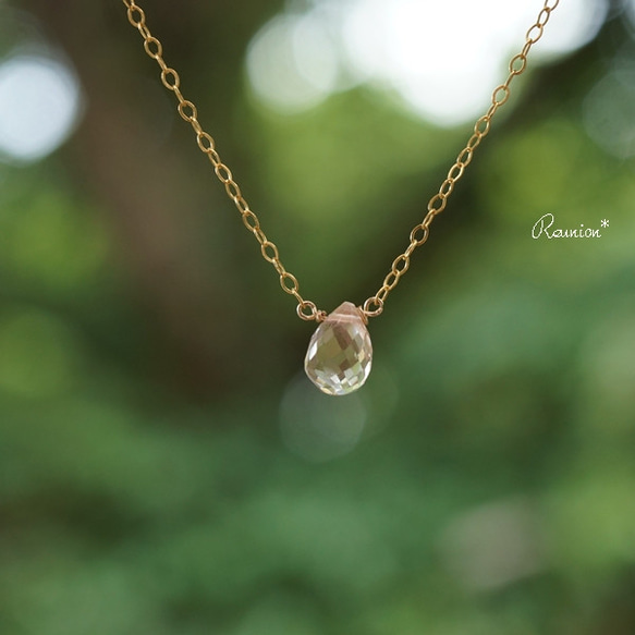 オレゴンサンストーンネックレス 14KGF ネックレス・ペンダント petit la reve 通販 15018035｜Creema(クリーマ)
