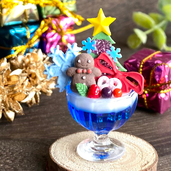 470 ＊クリスマスパーティー＊ ミニチュア ドリンク スイーツ レジン シルバニア リカちゃん ねんどろいど その他置物 夢工房°*。 ...
