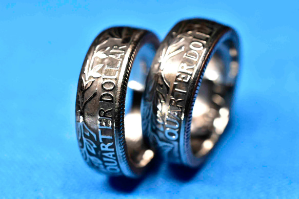 生まれた年のコインでペアリングお作りします （ラッキーアイテム） 指輪・リング type2rings 通販 15033469｜Creema(クリーマ)