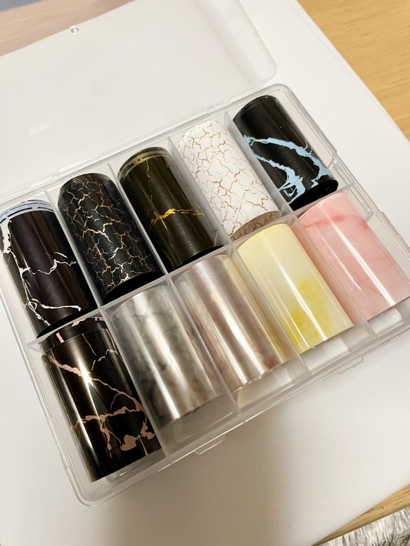 切り売り 転写シート ネイルシート 大理石B 10種類 その他素材 Aiminku 通販 15045547｜Creema(クリーマ)