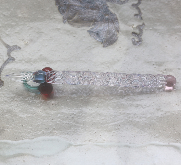 ガラスペン「初恋」 ガラス製スポイト付属（約1ml） ペン・筆記用具 硝子工房トリニティ 通販 15046331｜Creema(クリーマ)