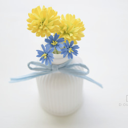 【再販16】アロマストーン*きいろシロツメと空いろ小花 ディフューザー・アロマポット D ohana 通販 15050964｜Creema(クリーマ)