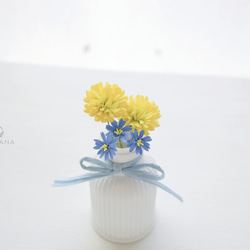 【再販16】アロマストーン*きいろシロツメと空いろ小花 ディフューザー・アロマポット D ohana 通販 15050964｜Creema(クリーマ)