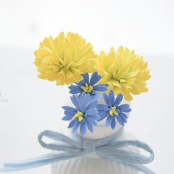 【再販16】アロマストーン*きいろシロツメと空いろ小花 ディフューザー・アロマポット D ohana 通販 15050964｜Creema(クリーマ)