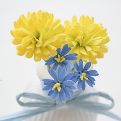 【再販16】アロマストーン*きいろシロツメと空いろ小花 ディフューザー・アロマポット D ohana 通販 15050964｜Creema(クリーマ)