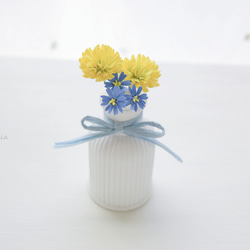 【再販16】アロマストーン*きいろシロツメと空いろ小花 ディフューザー・アロマポット D ohana 通販 15050964｜Creema(クリーマ)