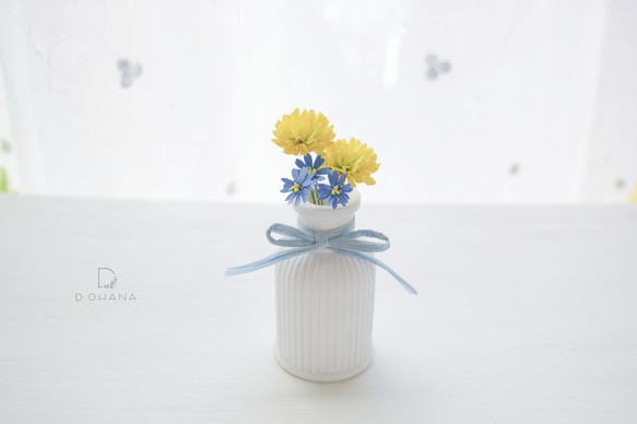 【再販16】アロマストーン*きいろシロツメと空いろ小花 ディフューザー・アロマポット D ohana 通販 15050964｜Creema(クリーマ)