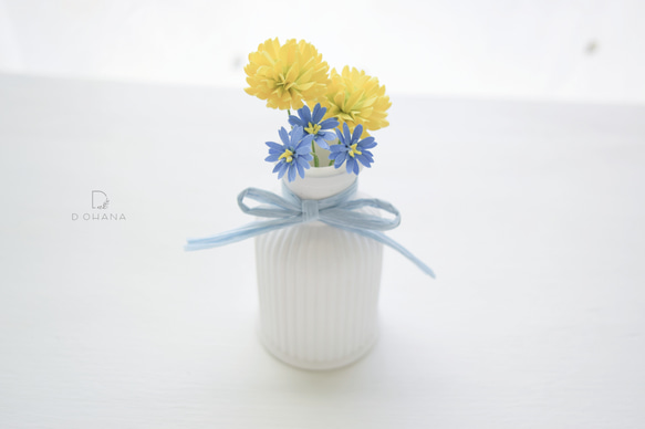 【再販16】アロマストーン*きいろシロツメと空いろ小花 ディフューザー・アロマポット D ohana 通販 15050964｜Creema(クリーマ)