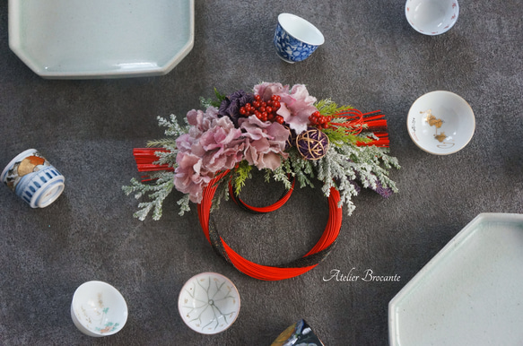 水引お飾り・雅（インテリア雑貨・お正月・リース・しめ縄） アートフラワー Atelier Brocante 通販 15053466 ...