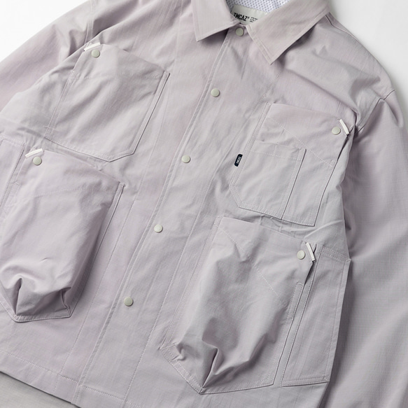 TMCAZ エクスプローラージャケット/RF ライトブラウン 機能的 エクスペディションジャケット マウンテンスタイル マルチポ コート ...