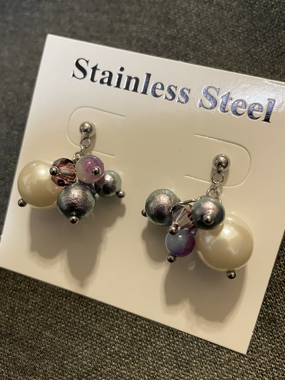 STAINLESS・LuzピアスⅡ ピアス（スタッド・一粒） L’sone 通販 15056324｜Creema(クリーマ)