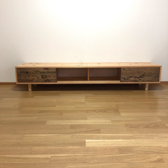 [ 桧 • ひのき ] 1800 テレビボード 天然桧 テレビ台・テレビボード T&D studio 通販 15057507｜Creema(クリーマ)