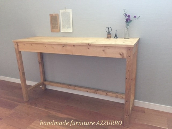 こぶふく様オーダー品追加代金 デスクW120 D36 ダークウォルナット 机/テーブル 机・デスク AZZURRO 通販 15077352 ...