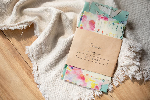 ☆当店人気No.1☆【SML 3枚セット】花柄みつろうラップ その他キッチン小物 Sea for me 通販 15089907｜Creema ...