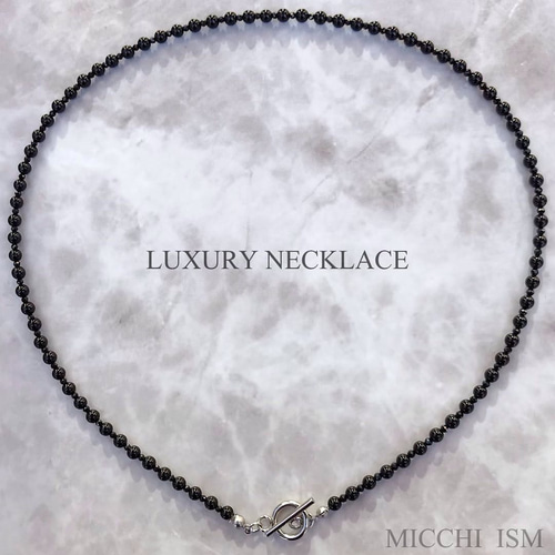 BLACK JEWELRY 4mm 2mm MICCHI ISM Creema 15119359