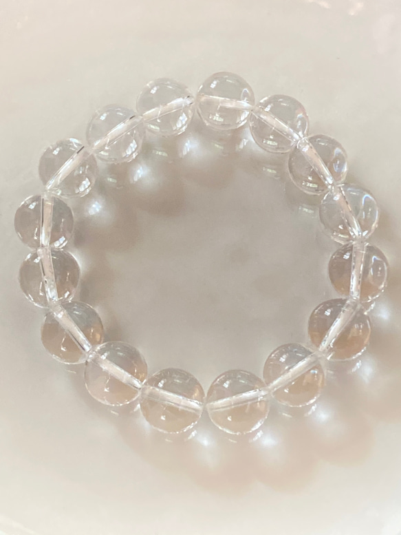 【クリスタル（水晶AAAクラス）ブレスレット】内径16cm 12mm玉 ブレスレット Sawre Rera 通販｜Creema(クリーマ) 15129563