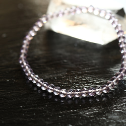 …☆プレミアムブレス☆…☆麗しの輝き・ピンクアメジスト：4×3ミリ（ラウンドカット）☆…☆天然石☆… ブレスレット 七色の小鳥 通販 ...